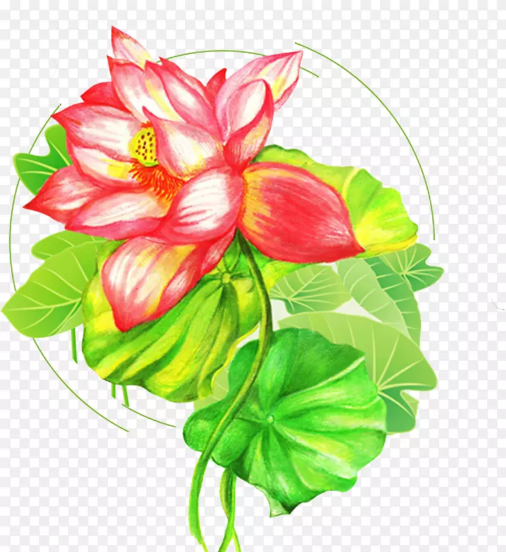 免费墨水莲花图案PNG图片素材下载_图片编号495972-PNG素材网