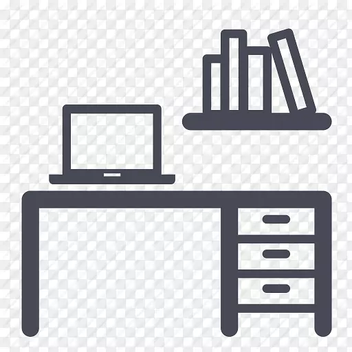 台式计算机图标计算机办公桌办公室符号办公桌PNG图片素材下载_图片编号583431-PNG素材网