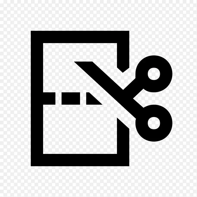 剪刀裁切纸张标志PNG图片素材下载_图片编号710076-PNG素材网