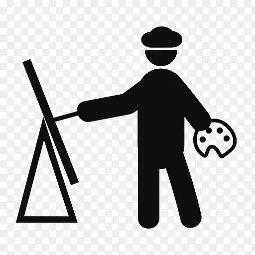 电脑图标绘画画家-艺术家PNG图片素材下载_图片编号743067-PNG素材网