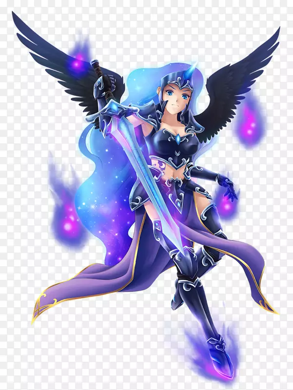 露娜公主暮色闪耀着粉色派YouTube彩虹-满月之夜PNG图片素材下载_图片编号1329674-PNG素材网