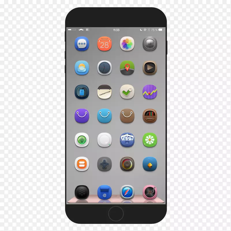 特色智能手机iphone x Cydia-iOS8PNG图片素材下载_图片编号1512675-PNG素材网