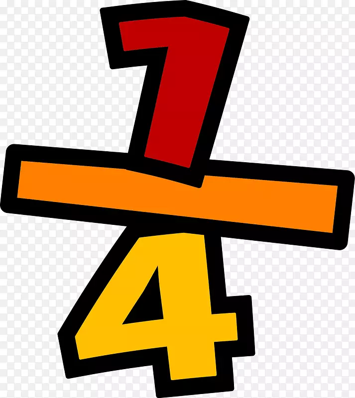 分数1/4剪贴画PNG图片素材下载_图片编号1864109-PNG素材网