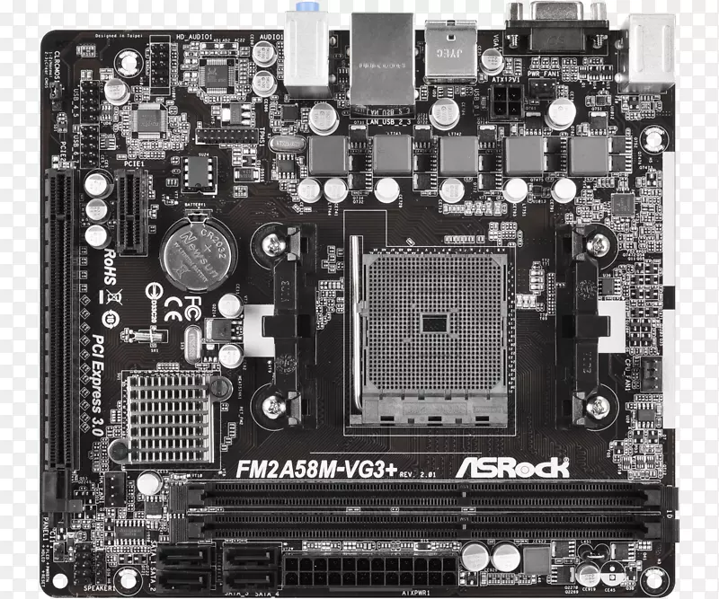 ASROCK fm2a58m-vg3+Socket FM2+主板PNG图片素材下载_图片编号2503077-PNG素材网
