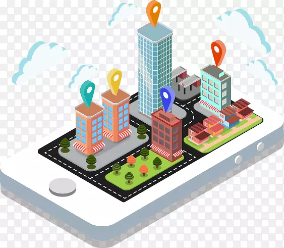 智能城市规划商业技术-智能城市PNG图片素材下载_图片编号2810599-PNG素材网