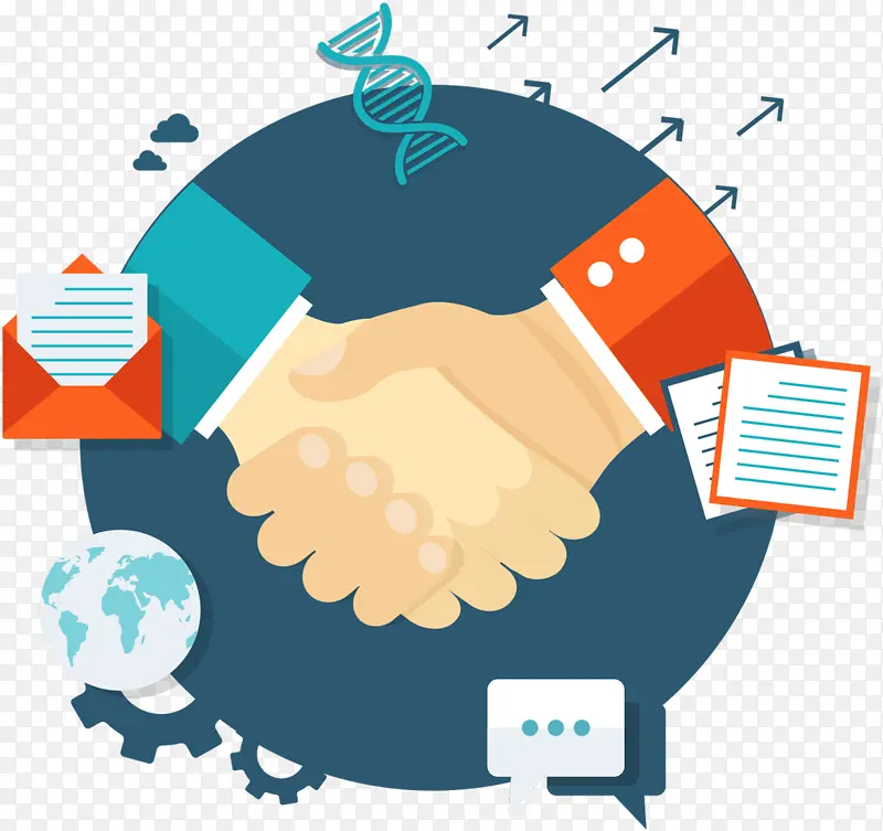 商业 商业伙伴 合作伙伴PNG图片素材下载_图片编号6731301-PNG素材网