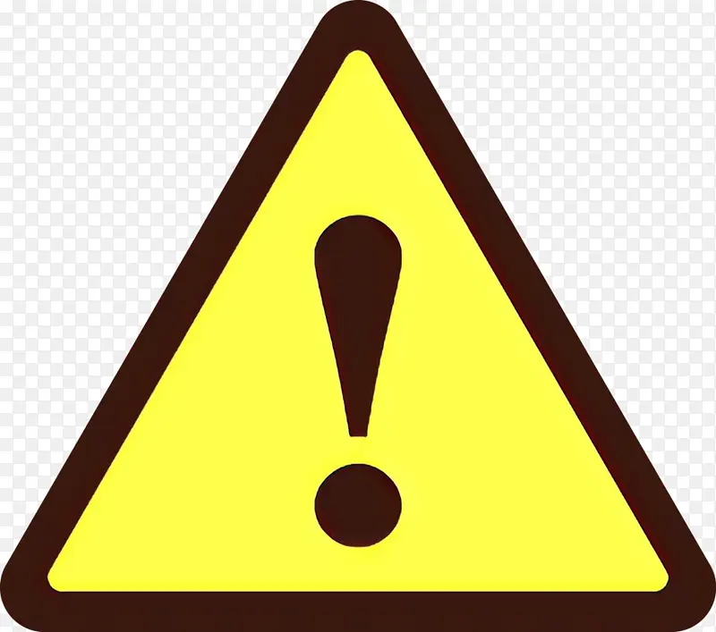 卡通 三角形 警告标志PNG图片素材下载_图片编号6846208-PNG素材网