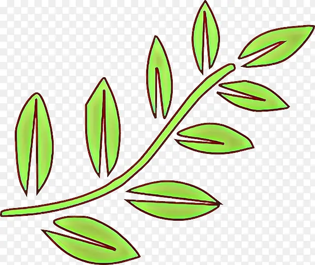卡通 叶子 绿色PNG图片素材下载_图片编号6910706-PNG素材网