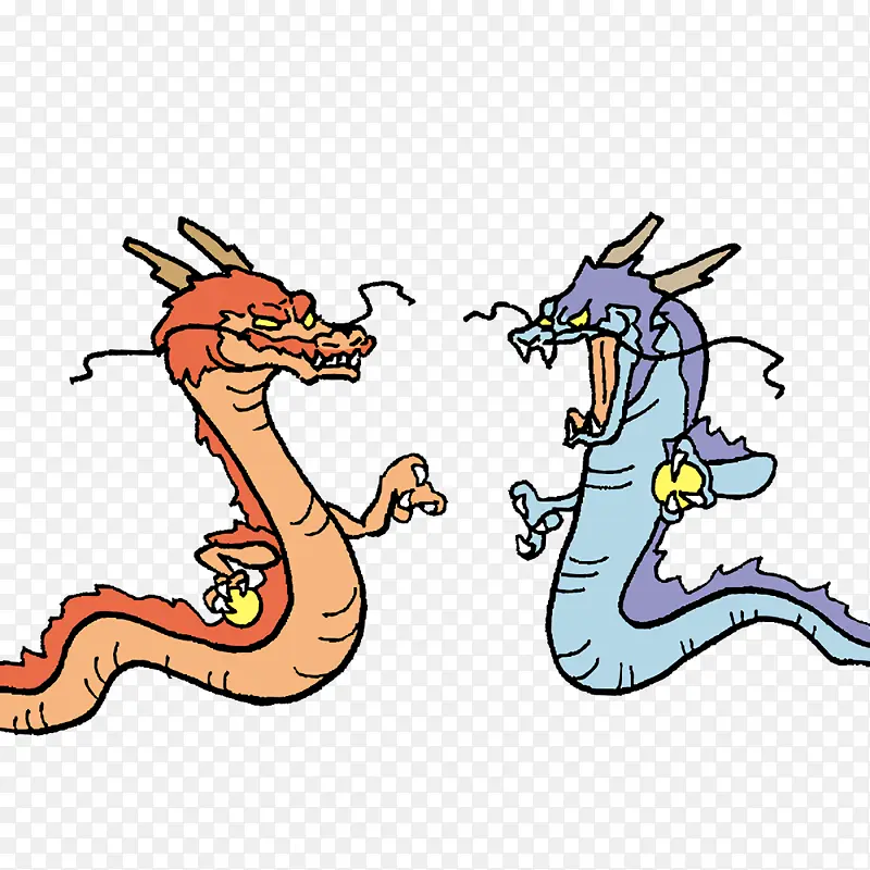 可爱的龙 龙卡通 卡通PNG图片素材下载_图片编号7061440-PNG素材网