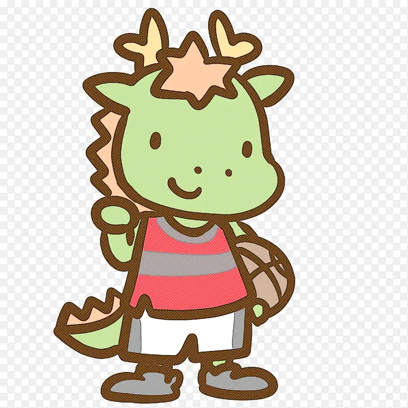 可爱的龙 龙卡通 线条艺术PNG图片素材下载_图片编号7071245-PNG素材网