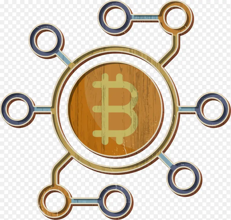 区块链图标 比特币图标 加密货币图标PNG图片素材下载_图片编号7203632-PNG素材网