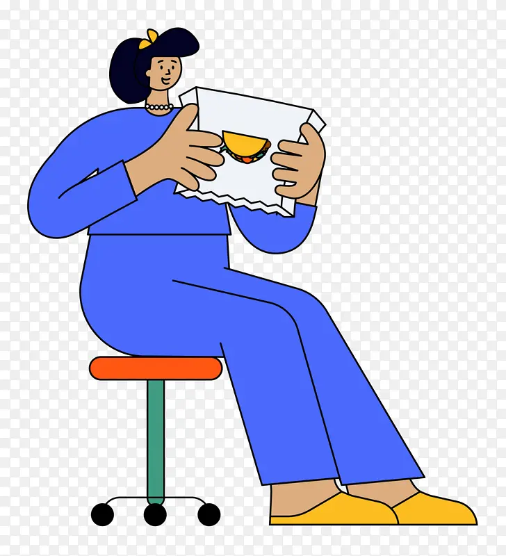 坐着 卡通人物 卡通PNG图片素材下载_图片编号7216107-PNG素材网