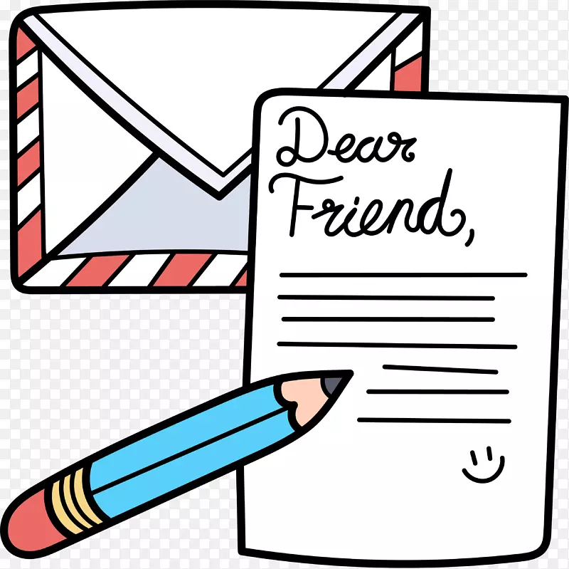 卡通手绘信封写信矢量图案PNG图片素材下载_图片编号7273060-PNG素材网