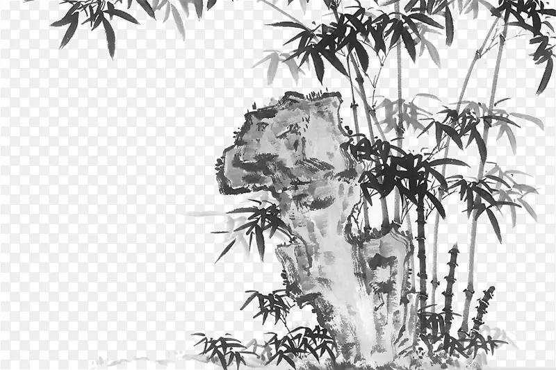 水墨竹子PNG图片素材下载_图片编号7341972-PNG素材网