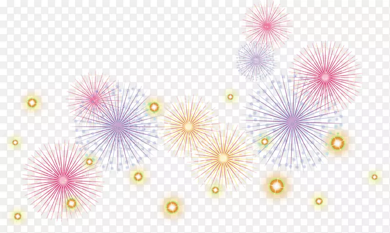 春节多彩美丽烟花PNG图片素材下载_图片编号7392325-PNG素材网