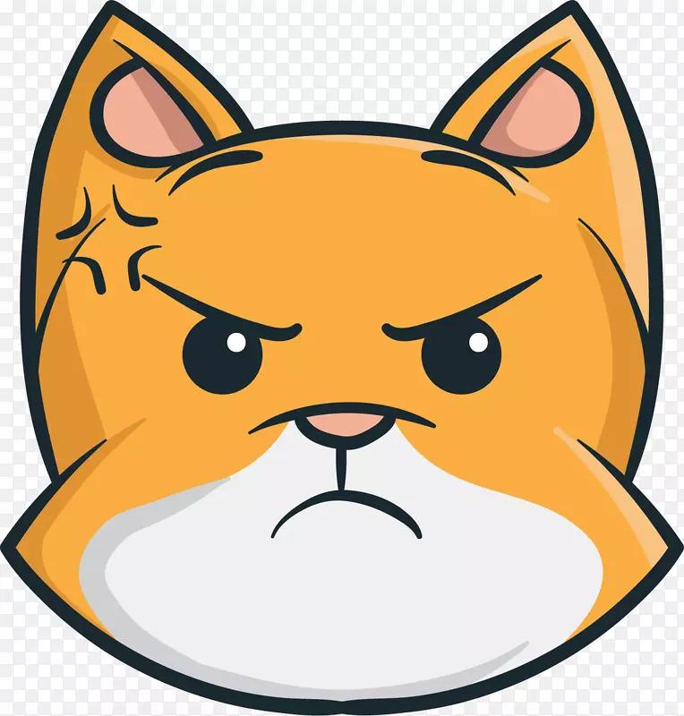小猫生气表情PNG图片素材下载_图片编号7454251-PNG素材网