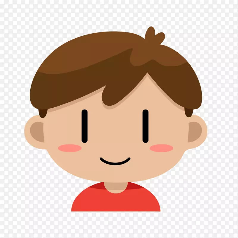 灰红色卡通男孩头像PNG图片素材下载_图片编号7458763-PNG素材网
