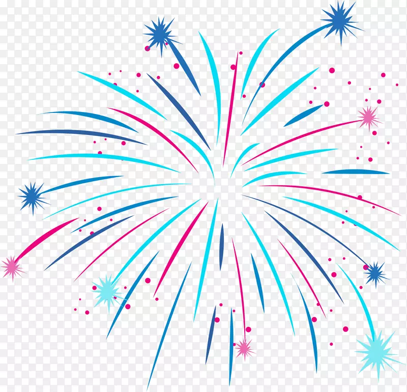 春节美丽多彩烟花PNG图片素材下载_图片编号7609889-PNG素材网