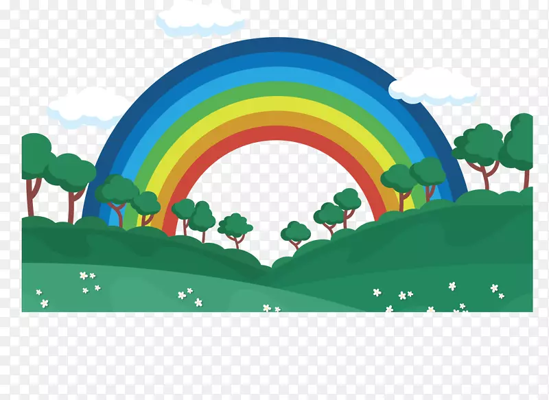雨后彩虹矢量图下载PNG图片素材下载_图片编号7627111-PNG素材网