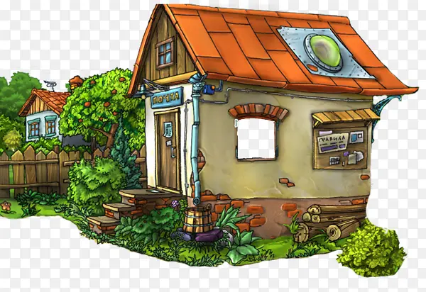 卡通房屋PNG图片素材下载_图片编号7647738-PNG素材网