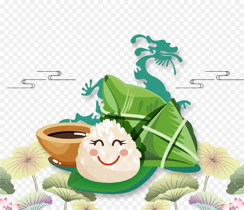 卡通可爱粽子插画PNG图片素材下载_图片编号7684403-PNG素材网