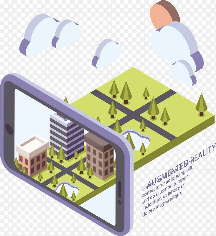 虚拟现实智慧城市PNG图片素材下载_图片编号7766301-PNG素材网