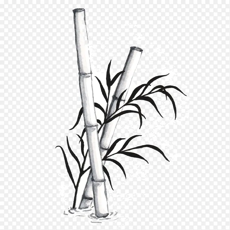 矢量水墨竹PNG图片素材下载_图片编号7784843-PNG素材网
