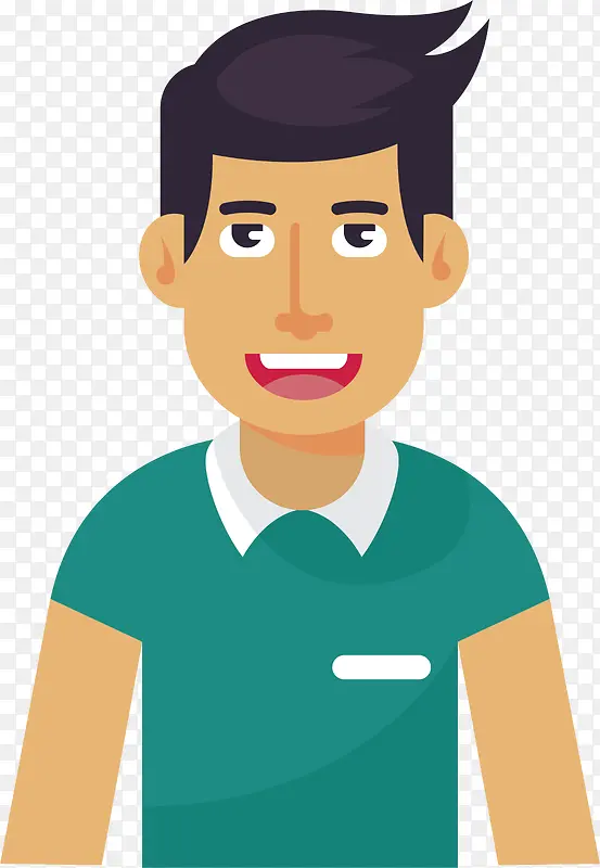 手绘卡通男白领人物矢量素材PNG图片素材下载_图片编号7821613-PNG素材网