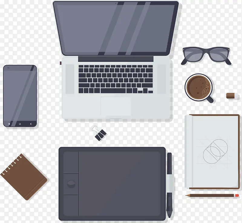 笔记本电脑办公PNG图片素材下载_图片编号7860065-PNG素材网