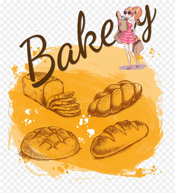 卡通面包PNG图片素材下载_图片编号7864941-PNG素材网