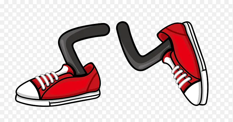 穿帆布鞋的脚卡通图PNG图片素材下载_图片编号8048371-PNG素材网