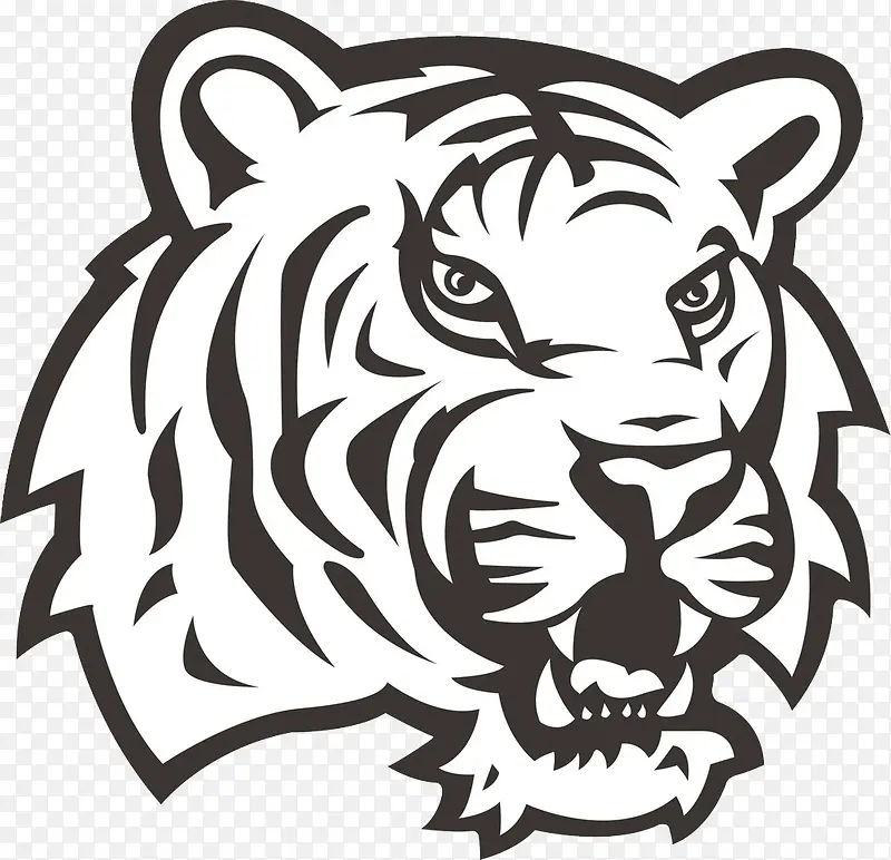 老虎简笔画PNG图片素材下载_图片编号8253388-PNG素材网
