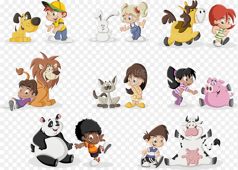 可爱的卡通儿童设计矢量素材PNG图片素材下载_图片编号8261397-PNG素材网