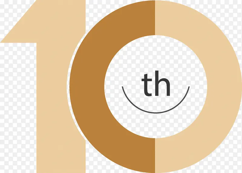 10th艺术字PNG图片素材下载_图片编号8388166-PNG素材网