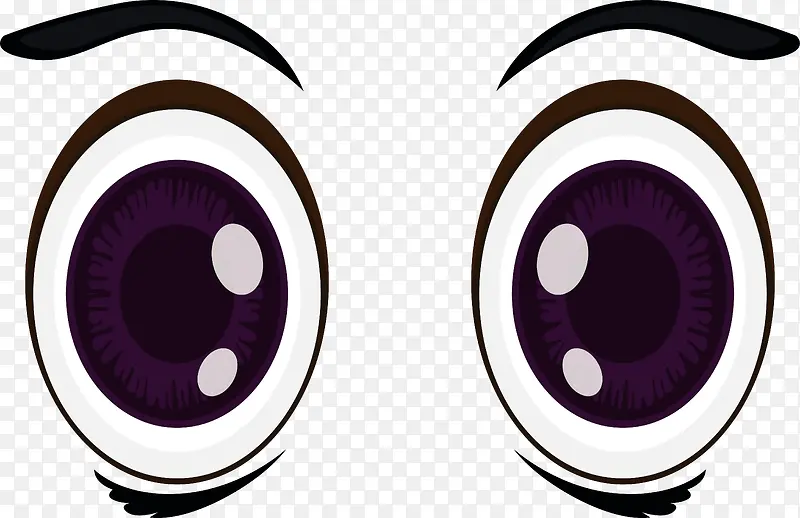 卡通大眼睛矢量图PNG图片素材下载_图片编号8393142-PNG素材网