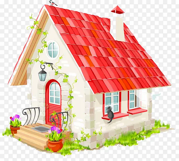 卡通房屋PNG图片素材下载_图片编号8491829-PNG素材网