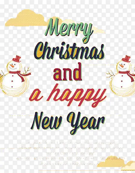 圣诞快乐 新年快乐PNG图片素材下载_图片编号8562630-PNG素材网