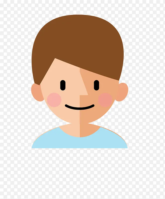 可爱小男孩手绘头像PNG图片素材下载_图片编号8567050-PNG素材网