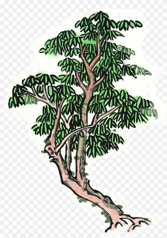 松树林国画PNG图片素材下载_图片编号8597826-PNG素材网