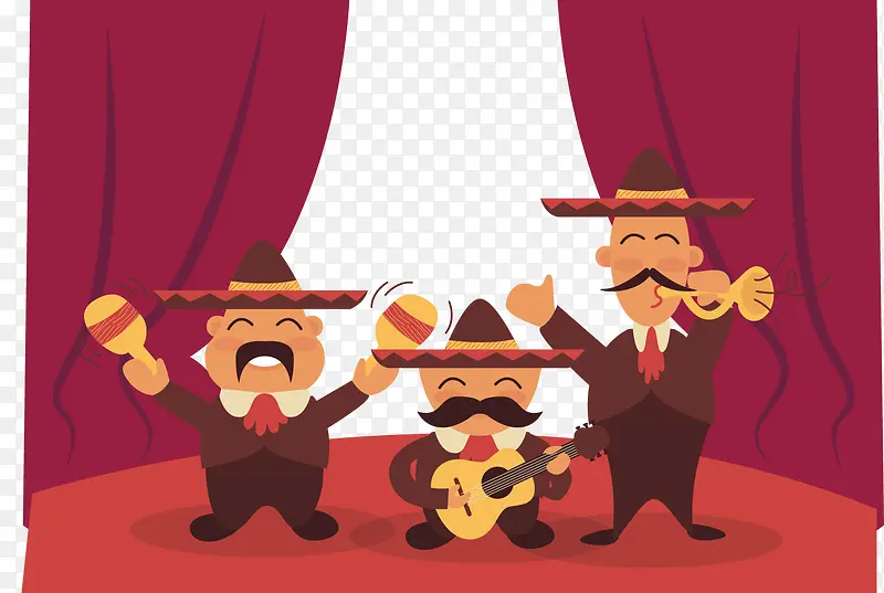 卡通搞笑表演插画PNG图片素材下载_图片编号8620218-PNG素材网