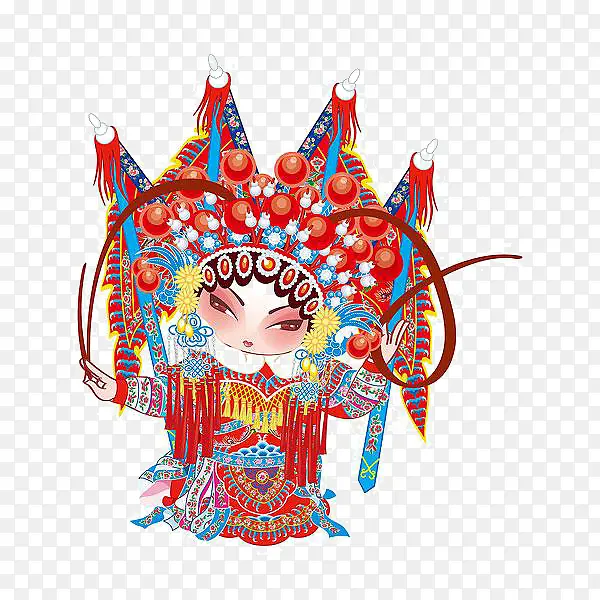 卡通唱戏的人PNG图片素材下载_图片编号8631640-PNG素材网