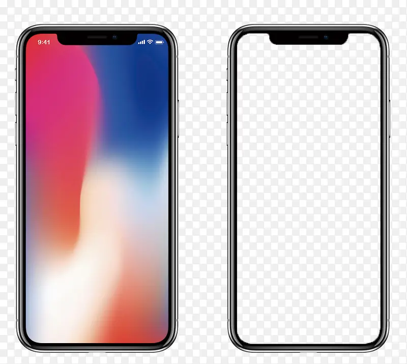 手绘iPhoneX手机模型PNG图片素材下载_图片编号8729518-PNG素材网