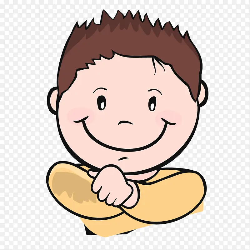 矢量头像黄色卡通男孩PNG图片素材下载_图片编号8741605-PNG素材网