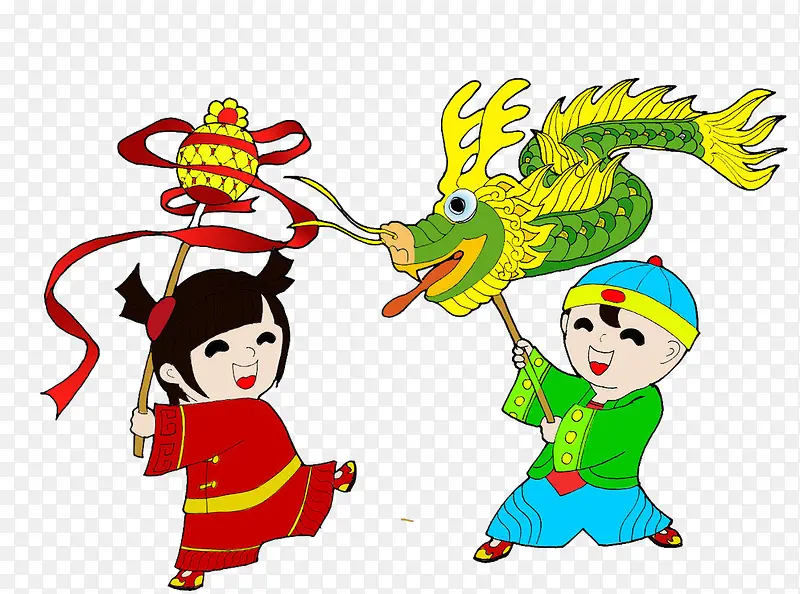 舞龙灯PNG图片素材下载_图片编号9050447-PNG素材网