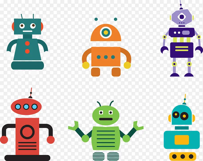 矢量图小机器人PNG图片素材下载_图片编号9139826-PNG素材网