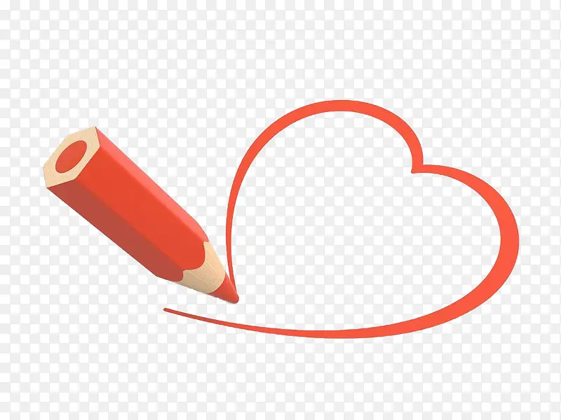 彩色笔画心PNG图片素材下载_图片编号9176394-PNG素材网