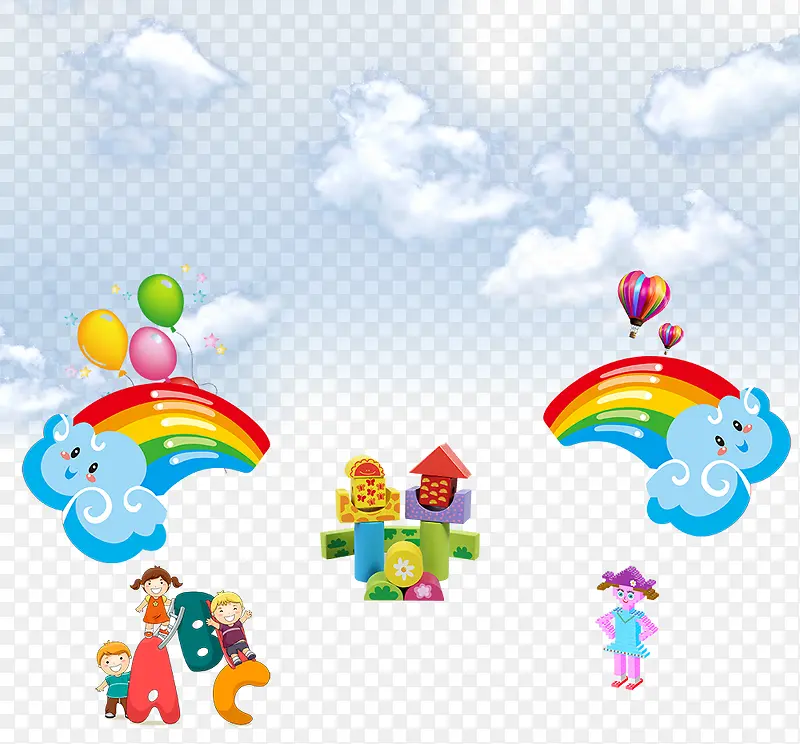 卡通天空素材PNG图片素材下载_图片编号9185948-PNG素材网
