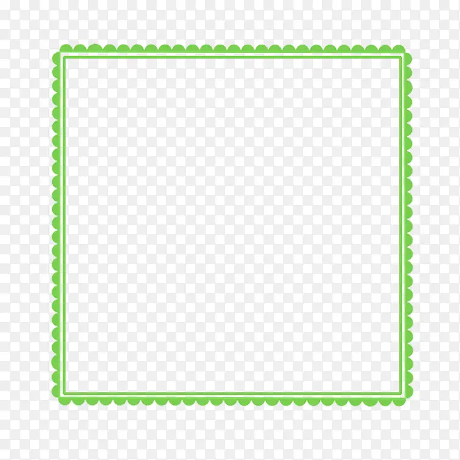 绿色简约波浪花边PNG图片素材下载_图片编号9280920-PNG素材网