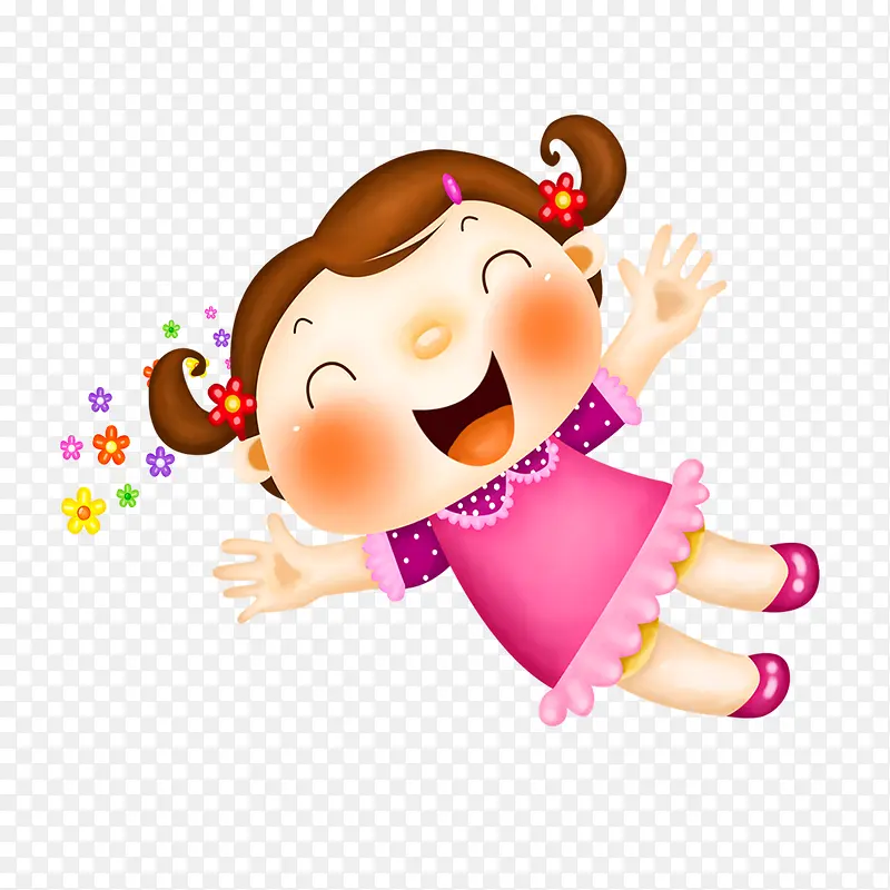 卡通小女孩PNG图片素材下载_图片编号9281619-PNG素材网