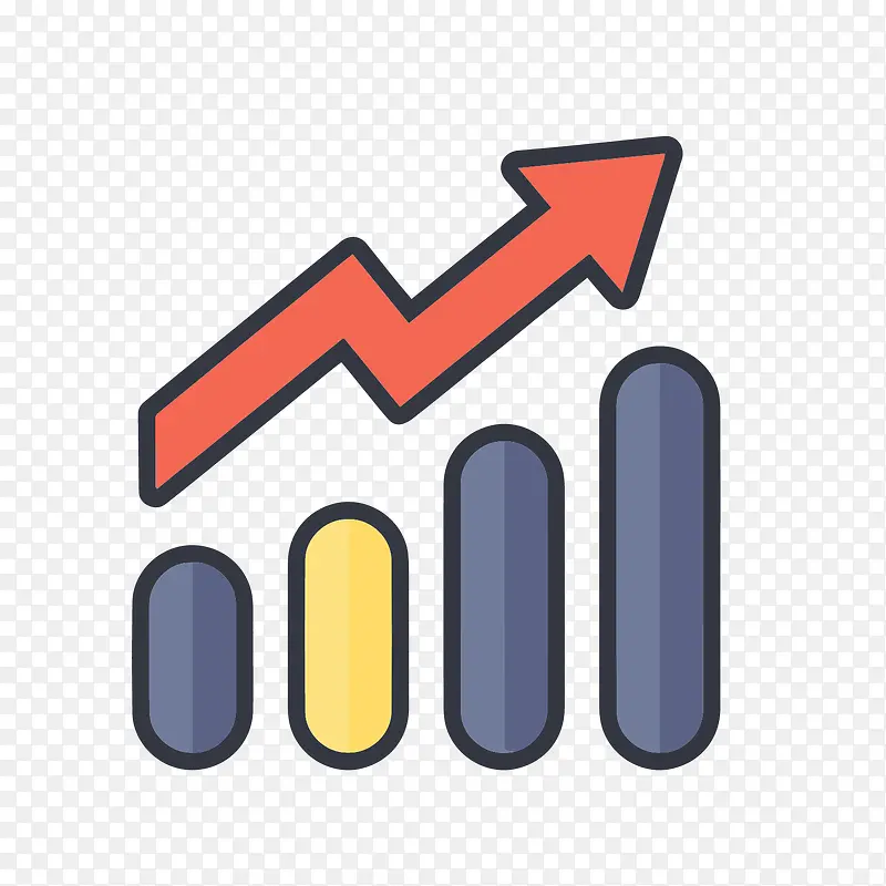 扁平化业绩图PNG下载PNG图片素材下载_图片编号9331668-PNG素材网